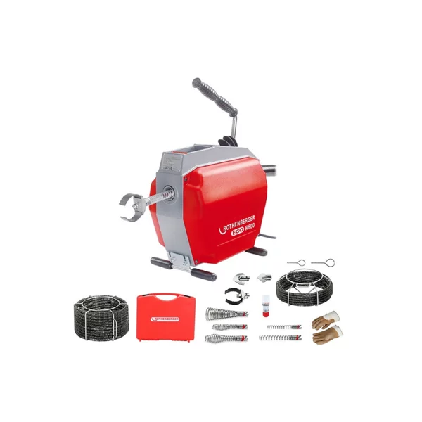 Rothenberger R600 Kanal Açma Makinesi 16 + 22 MM Spiral + Uç St Kod ...